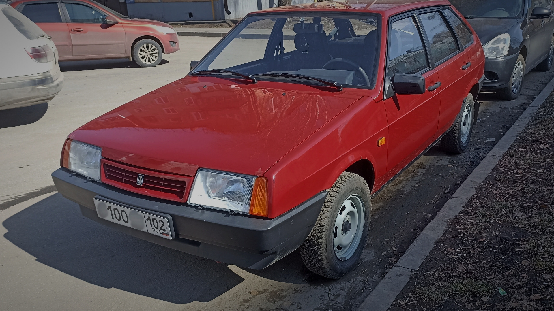 Ранняя решетка на длинное крыло — Lada 21093, 1,5 л, 1997 года | стайлинг | DRIVE2