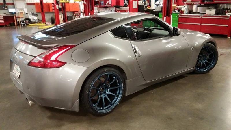 Rays wheels 4 — Nissan 370Z, 3,7 л, 2015 года | колёсные диски | DRIVE2