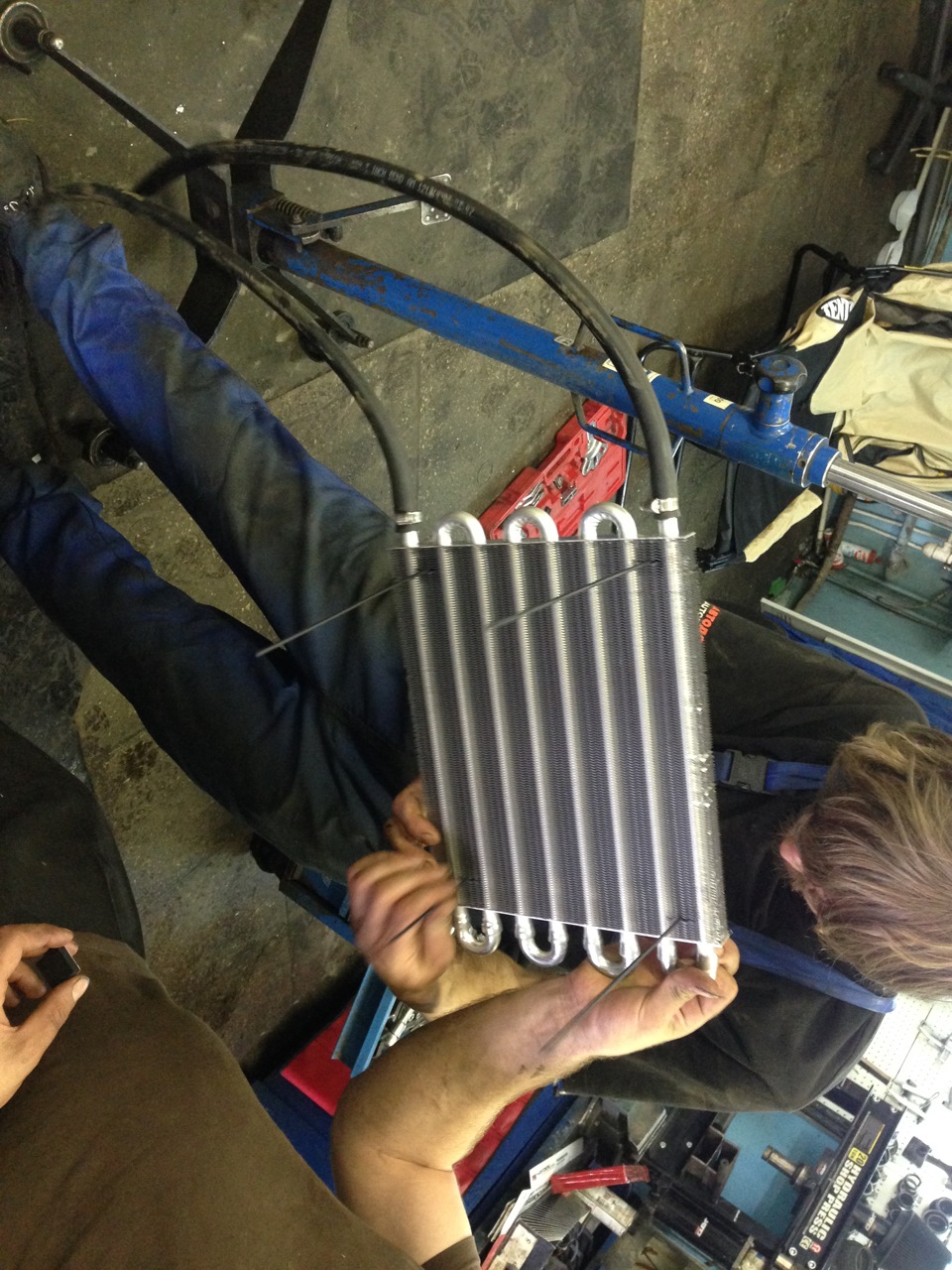 Доп. радиатор АКПП — Hayden 1405 — Chevrolet Tahoe (GMT900), 5,3 л ...