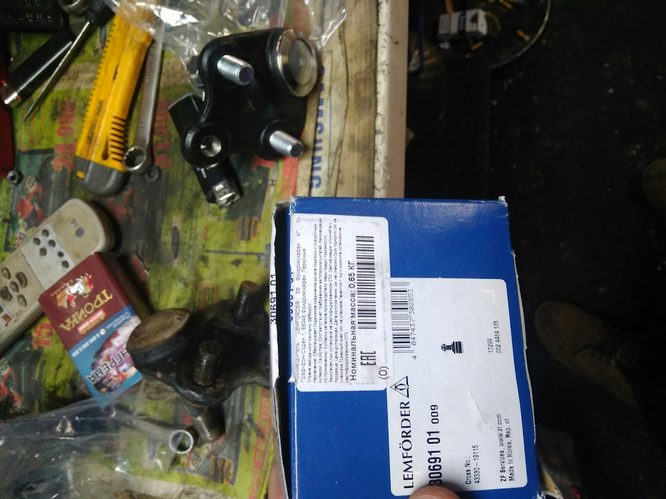 3069101 Шаровая опора LEMFORDER | Запчасти на DRIVE2