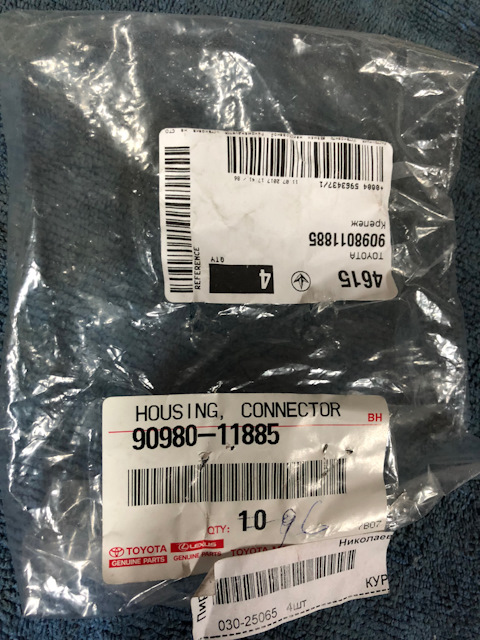 9098011885 Разъем TOYOTA LEXUS | Запчасти на DRIVE2