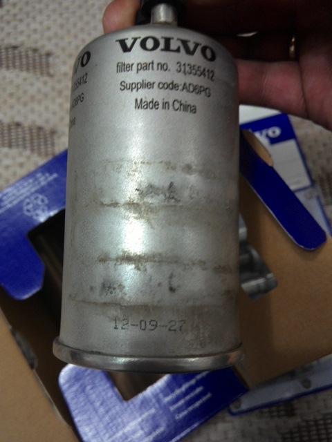 31355412 Топливный фильтр Volvo | Запчасти на DRIVE2