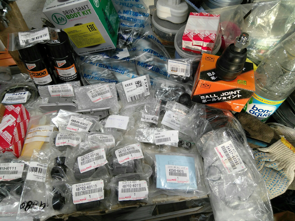 9. Большое ТО. — Toyota Land Cruiser 100, 4,7 л, 2003 года | расходники ...