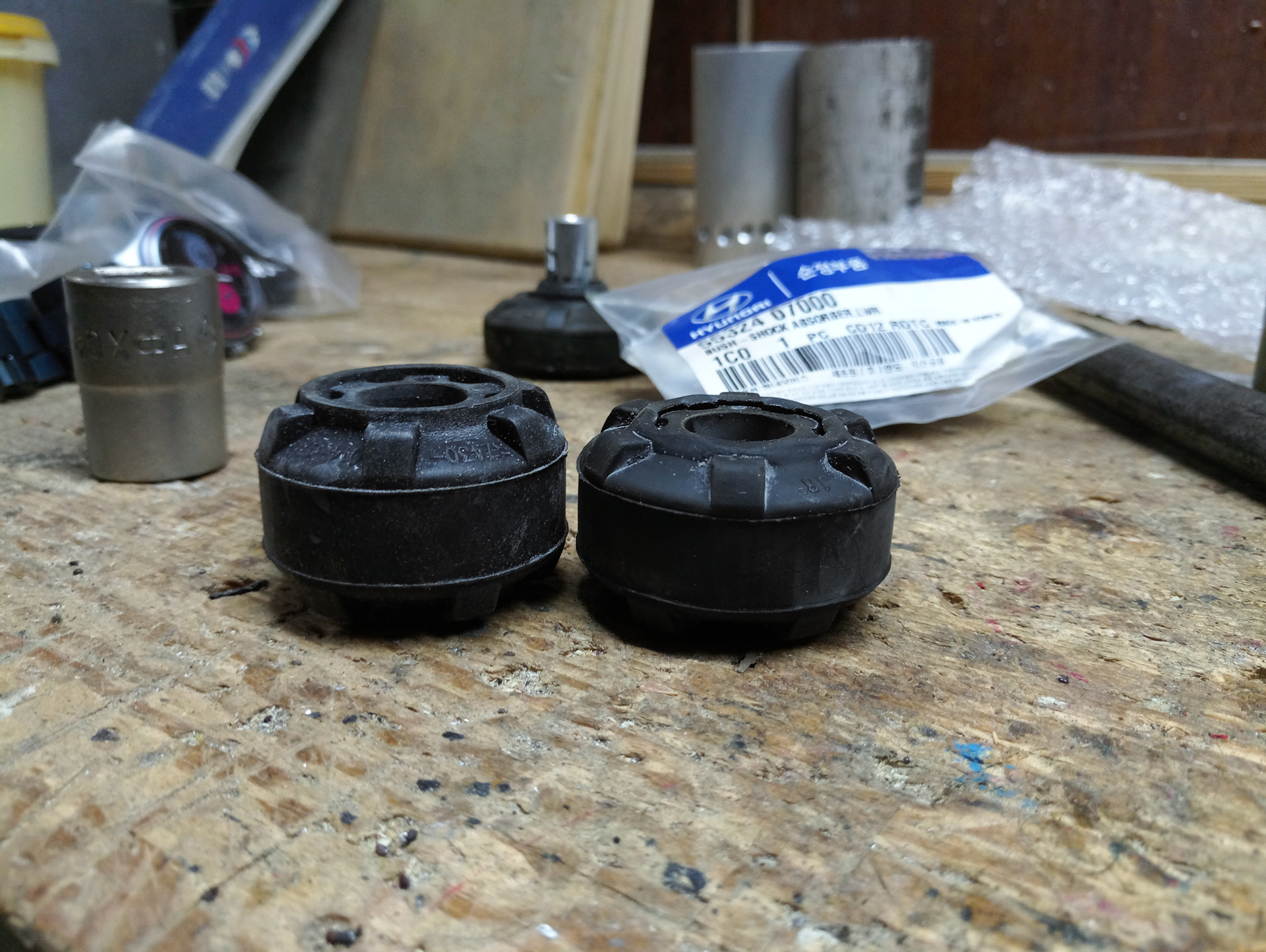 54. Замена задней подвески — Hyundai Getz, 1,4 л, 2008 года | своими ...