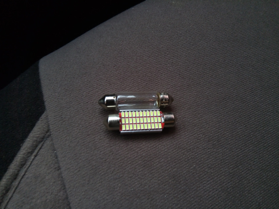 Заміна лампочок на LED, і не великий лайфхак. — Skoda Fabia Mk2, 1,2 л ...