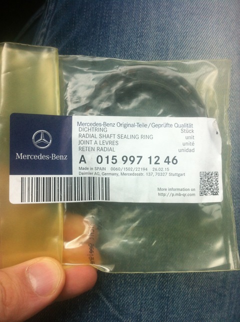 A0159971246 Кольцо уплотнительное акпп Mercedes | Запчасти на DRIVE2