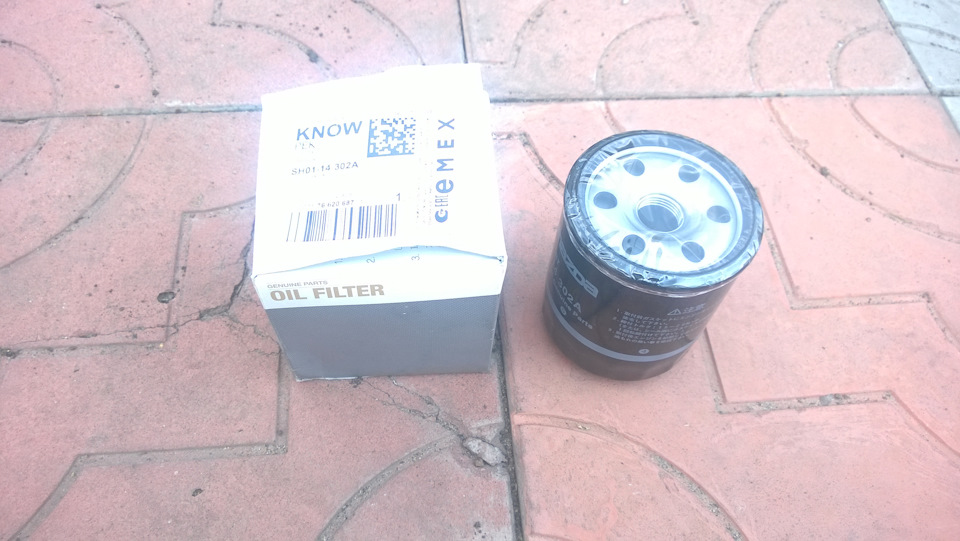 SH0114302A Фильтр масляный Mazda | Запчасти на DRIVE2
