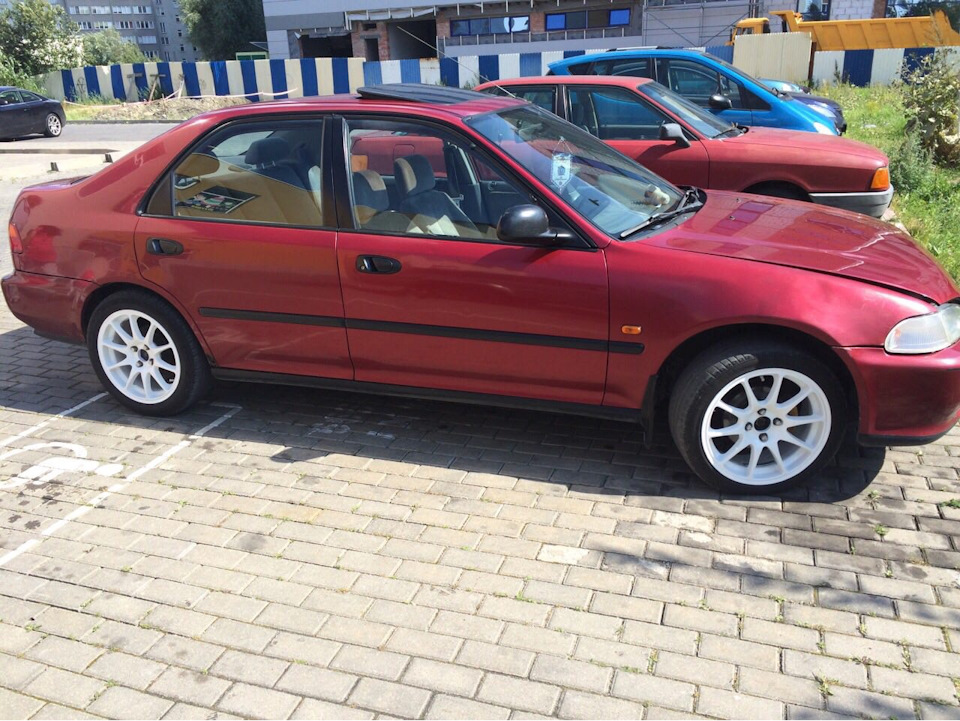 3. Перекраска порошком дисков — Honda Civic (5G), 1,5 л, 1993 года | визит на сервис | DRIVE2