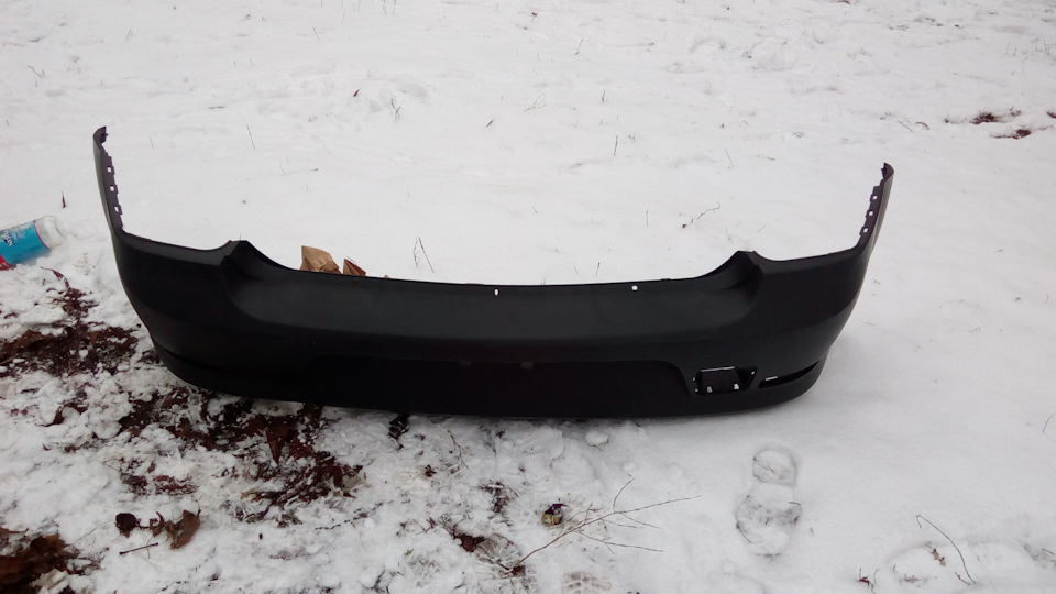 Замена и Оклейка заднего бампера — Renault Logan (1G), 1,6 л, 2011 года ...