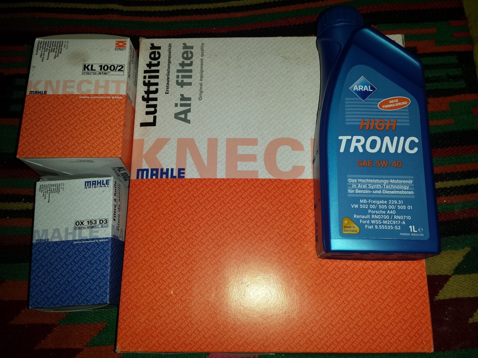 Замена масла + фильтров возд. масл. топлив. — Mercedes-Benz Vito (1G ...