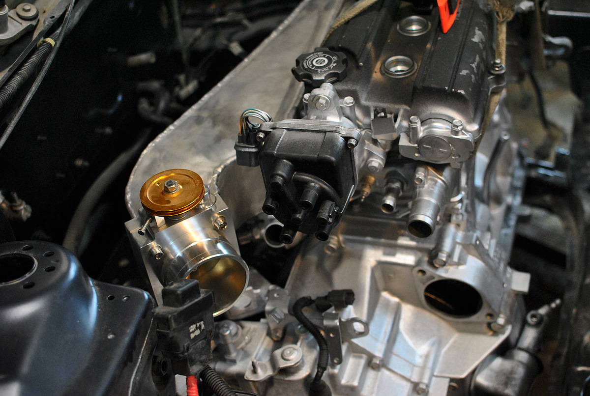 B20B turbo cf4 (ST1 примерка двига) — Honda Accord (6G), 2 л, 1999 года ...