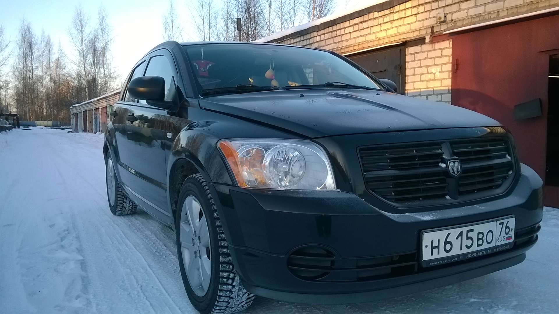 #82. Холодный январь 2017. — Dodge Caliber, 1,8 л, 2008 года ...