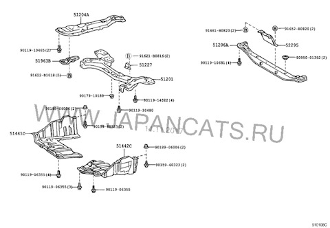 9018906006 Клипса пластиковая TOYOTA LEXUS | Запчасти на DRIVE2