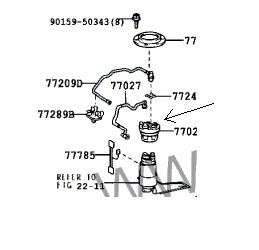 Крышка топливного насоса. Доделал. — Toyota Will VS, 1,8 л, 2001 года ...