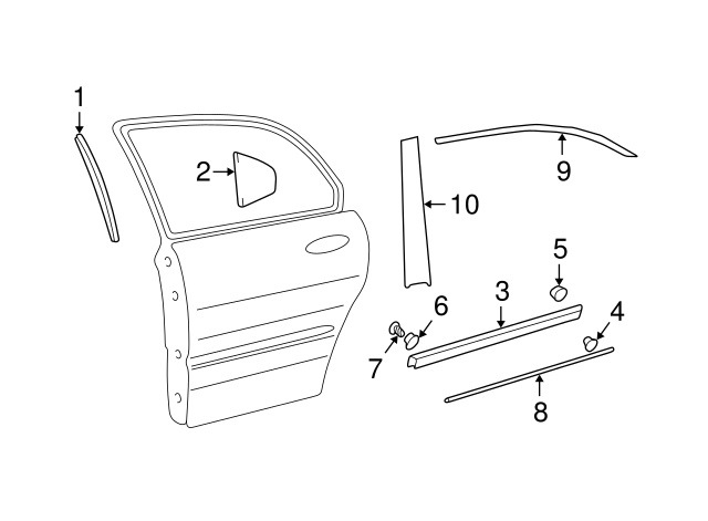 8313438000 МОЛДИНГ ДВЕРИ KIA HYUNDAI | Запчасти на DRIVE2