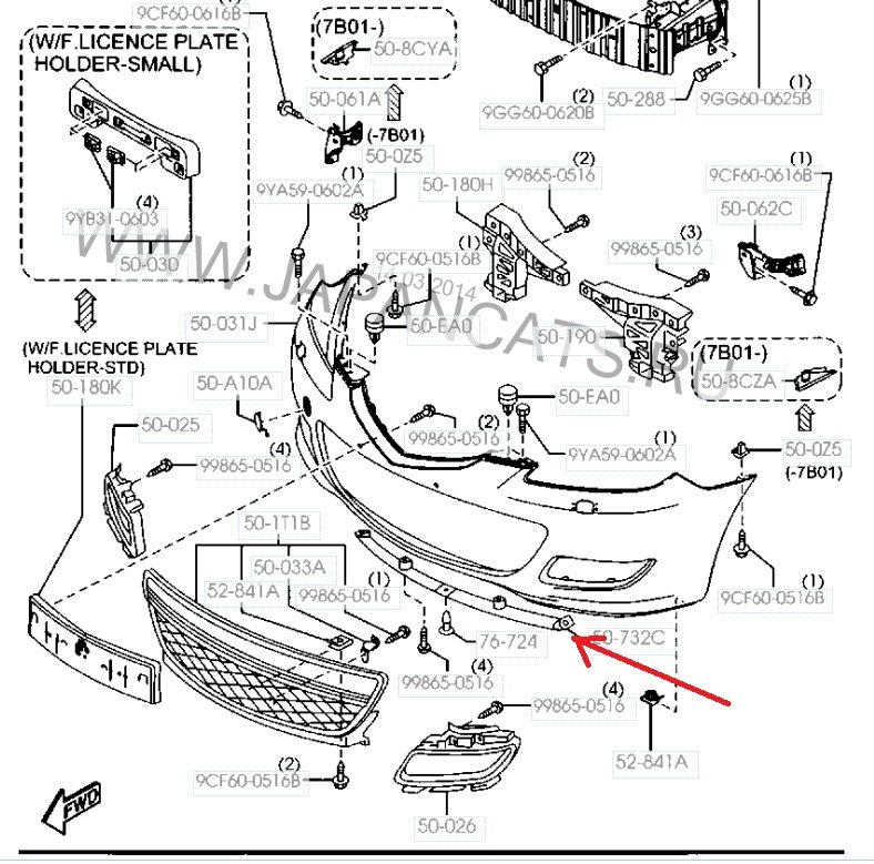 Ремонт бампера. Установка ксенона в ПТФ. — Mazda 3 (1G) BK, 2 л, 2008 ...