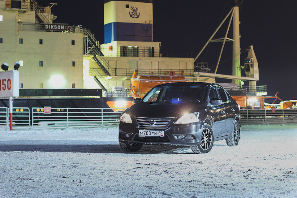 Однажды в студеную зимнюю пору… — Nissan Sentra (B17), 1,6 л, 2014 года ...