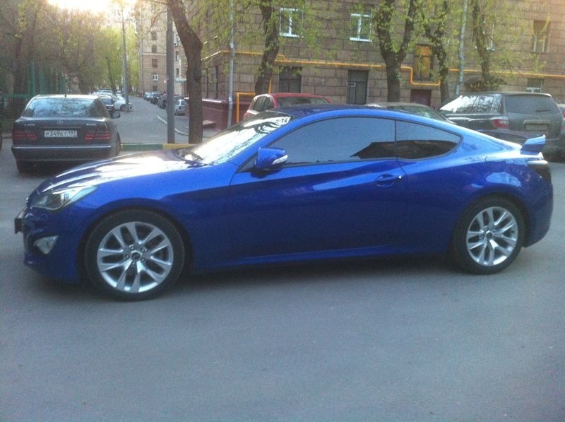 Заказ и установка заднего спойлера:) — Hyundai Genesis Coupe, 2 л, 2012 ...
