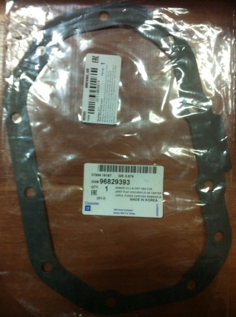 96829393 Прокладка поддона кпп GM | Запчасти на DRIVE2