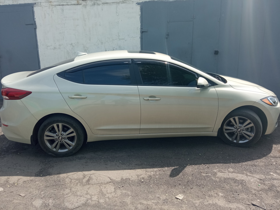 Брызговики — Hyundai Elantra (6G), 2 л, 2017 года | аксессуары | DRIVE2