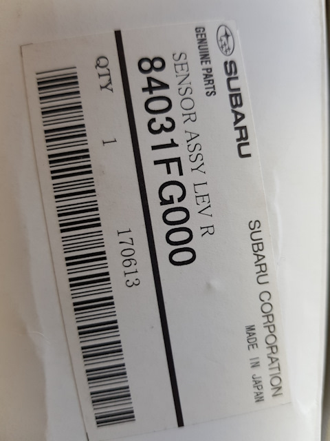 84031FG000 Датчик SUBARU | Запчасти на DRIVE2