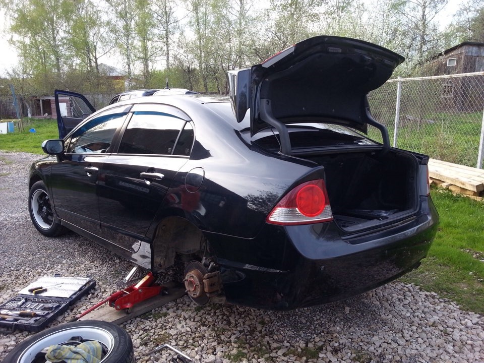 Установили локеры — Honda Civic 4D (8G), 1,8 л, 2007 года | другое | DRIVE2