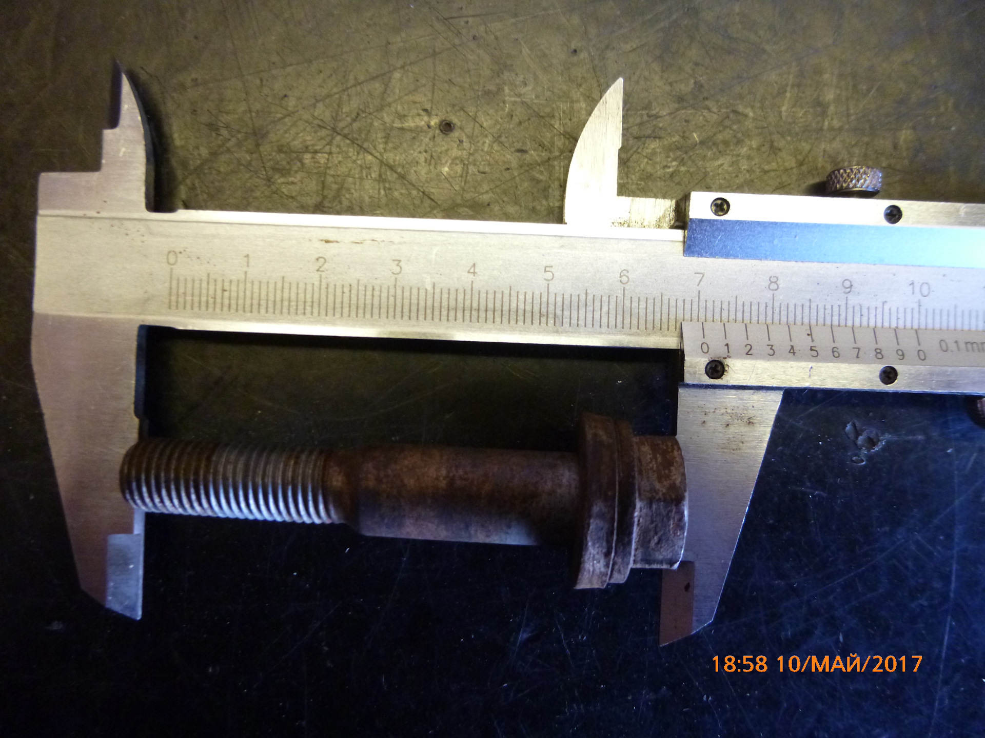 Болт шаровой+новая шаровая. — Nissan Almera V (G11/15), 1,6 л, 2014 ...