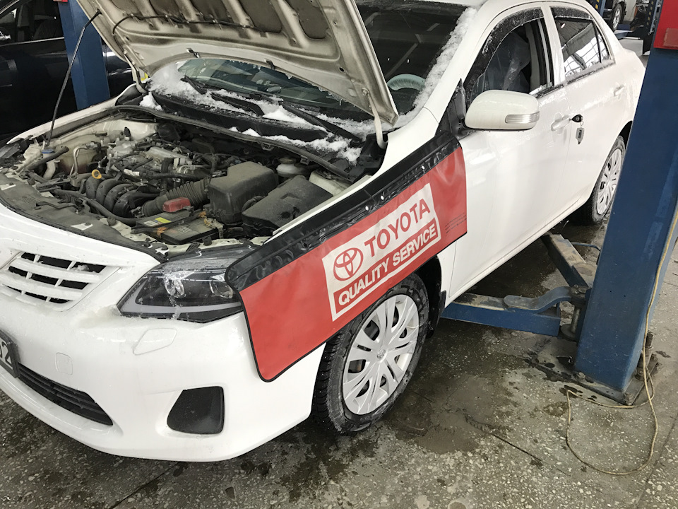 Замена комплекта сцепления — 99,657 км — Toyota Corolla (140/150), 1,6 ...