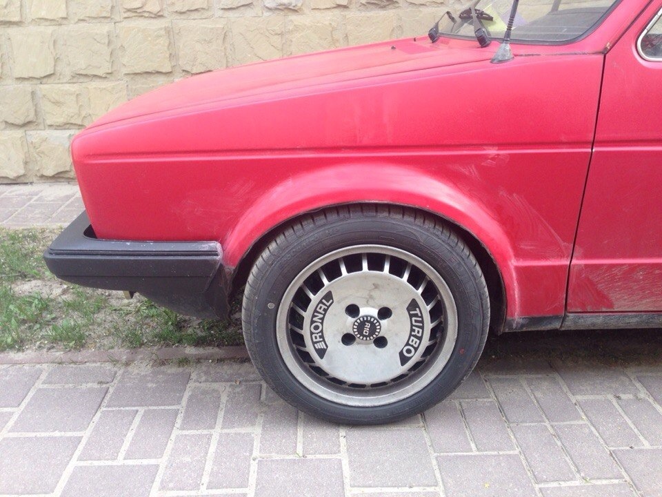 Койловери та диски — Volkswagen Golf Mk1, 1,1 л, 1979 года | запчасти ...
