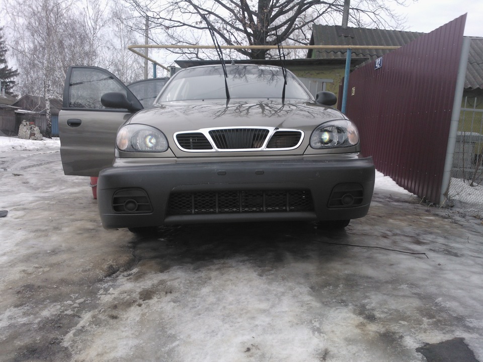 Бампер Lanos sport — ЗАЗ Chance, 1,5 л, 2011 года | стайлинг | DRIVE2