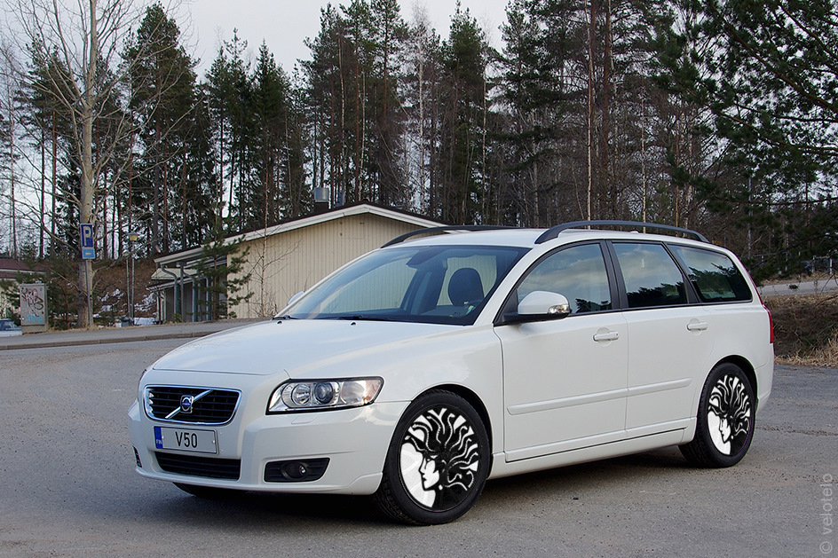 Eibach -3 cm + 18" = -2 cm — Volvo V50, 2,5 л, 2010 года | колёсные диски | DRIVE2