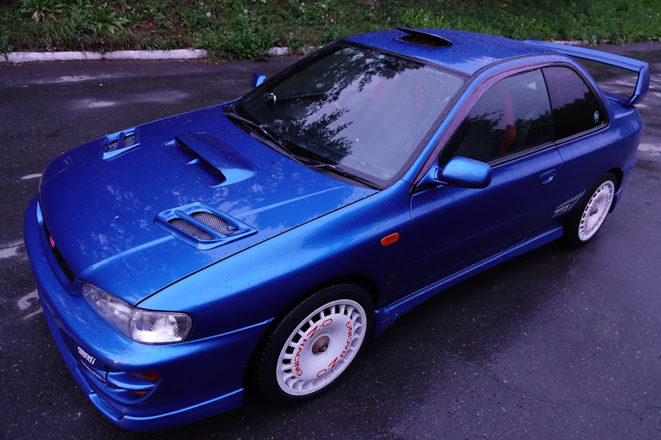 Blue and Black — Subaru Impreza WRX STI (GC), 2 л, 1999 года ...
