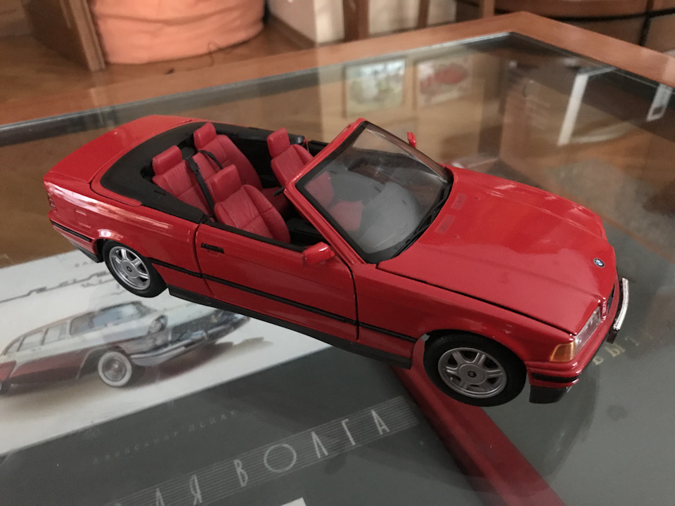 BMW E36 Convertible, 1:18 — BMW 3 series Convertible (E36), 2 л, 1996 ...