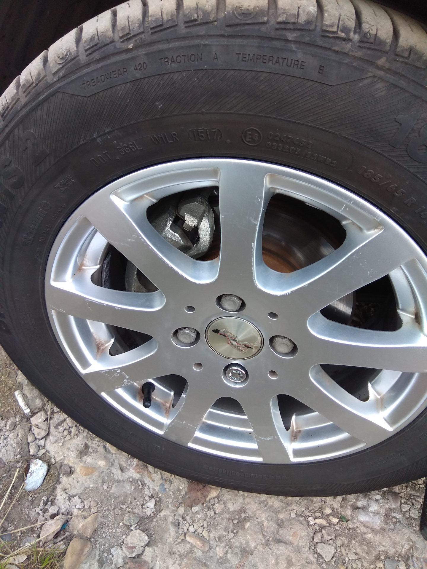 Расконсервировал диски. — Hyundai Getz, 1,4 л, 2007 года | своими ...
