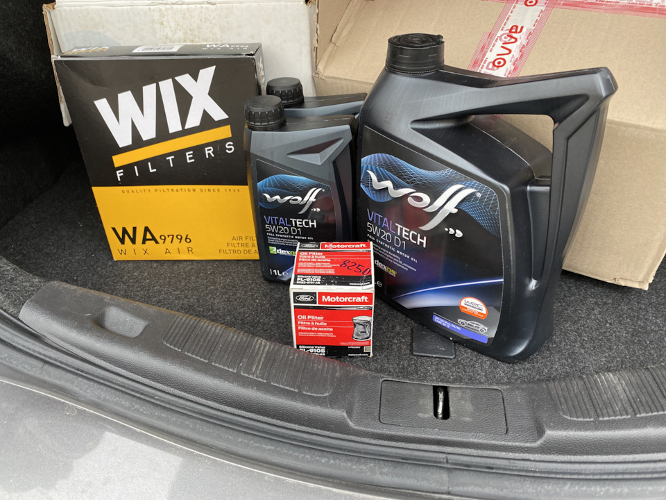 ТО Замена масла и фильтров — Ford Fusion (America) (2G), 2,5 л, 2013 ...