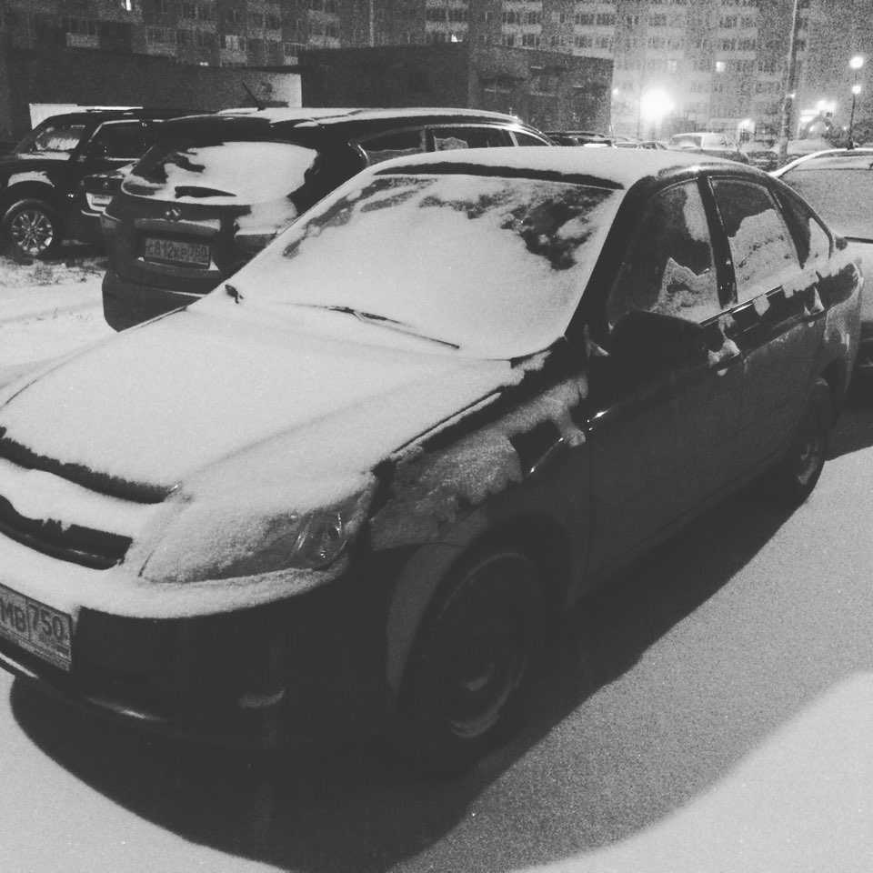 Замена масла — Lada Гранта Лифтбек 1g 1 6 л 2014 года кузовной