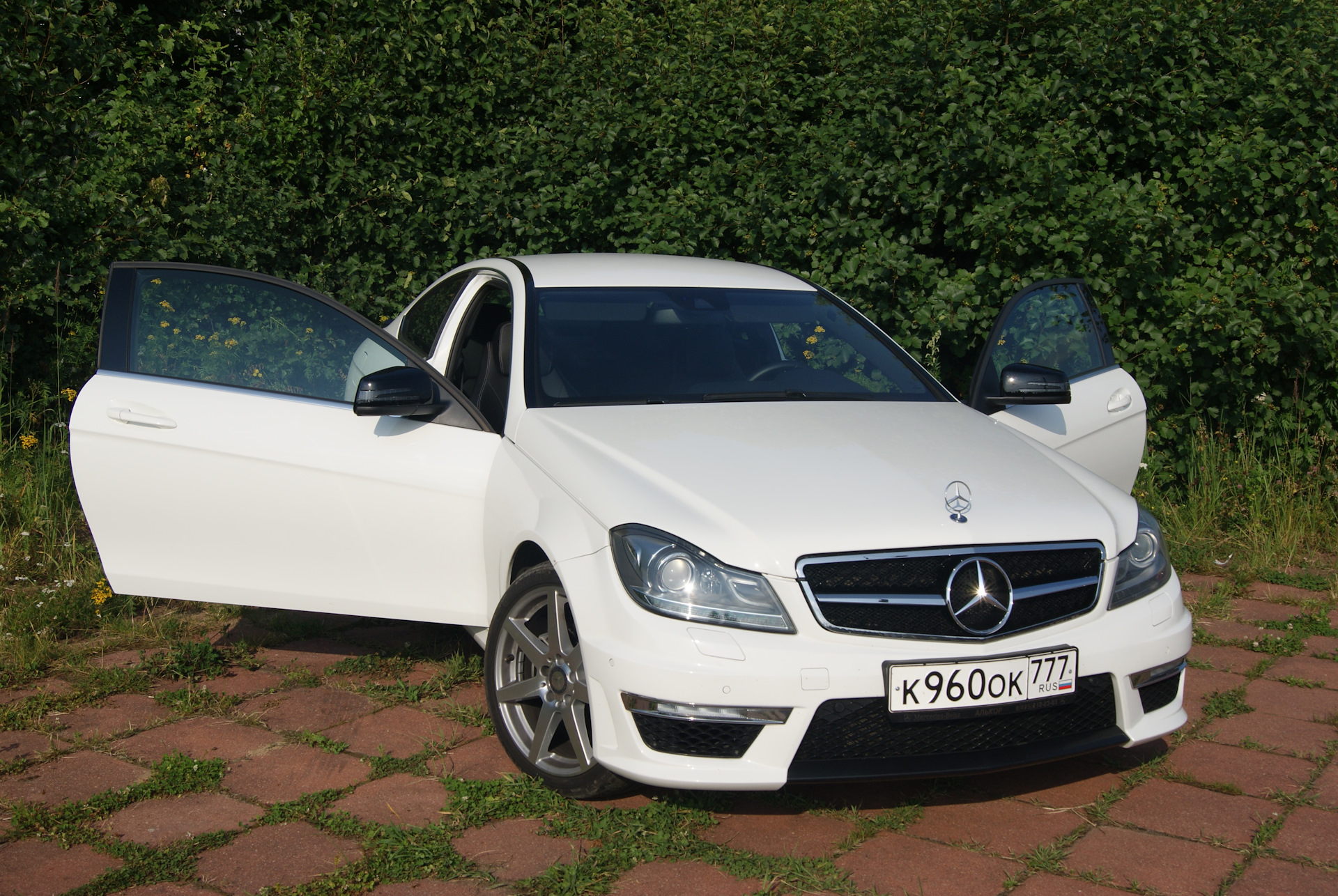 Фото с проставками — Mercedes-Benz C-Class Coupe (C204), 1,6 л, 2015 ...