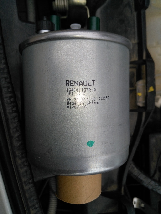 164001137R Фильтр топливный RENAULT | Запчасти на DRIVE2