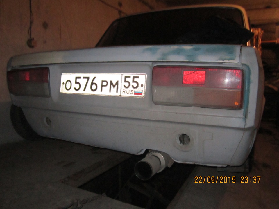Выхлоп Банка — Lada 2107, 1,5 л, 1996 года | тюнинг | DRIVE2