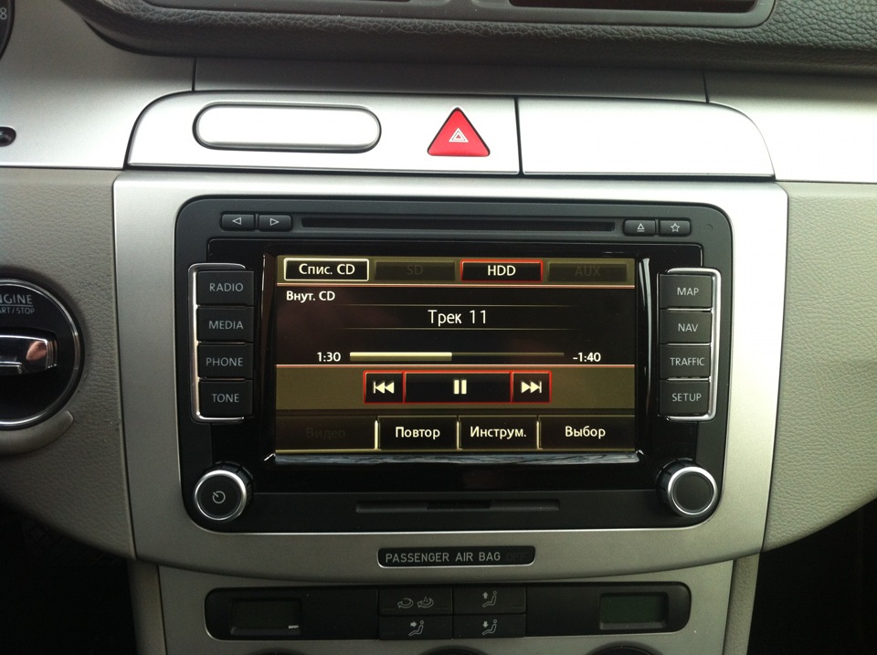 RNS 510 — Volkswagen Passat Variant (B6), 2 л, 2007 года | автозвук ...