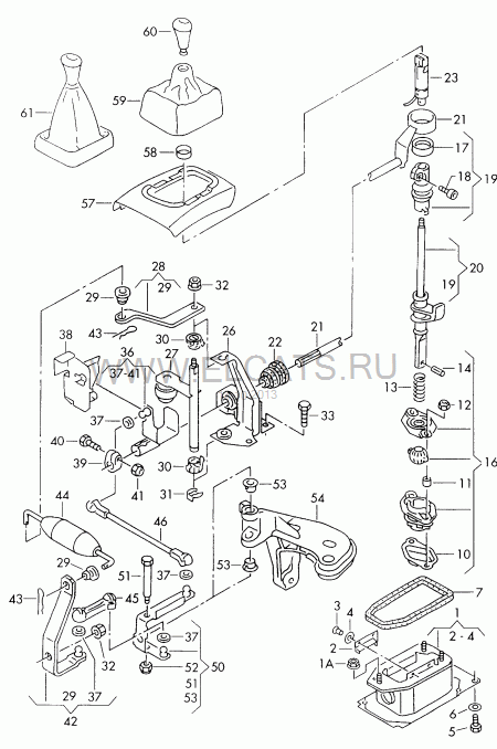 Ремонт кулисы КПП — Volkswagen Golf Mk3, 1,6 л, 1996 года | своими ...