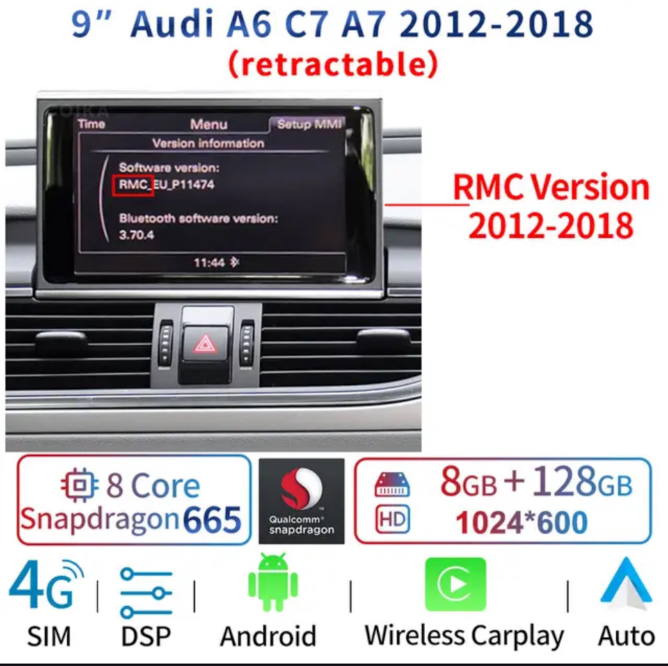 Спустя месяц использования android заместо штатного экрана rmc — Audi ...