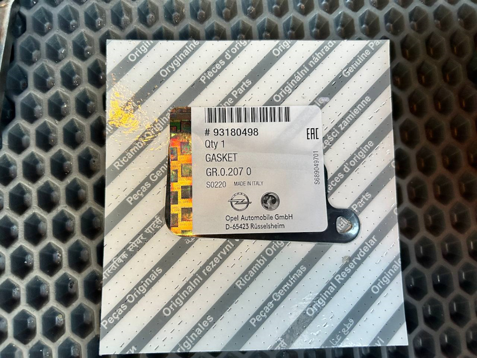 93180498 Прокладка охлаждающей жидкости для автомобиля OPEL GM ...