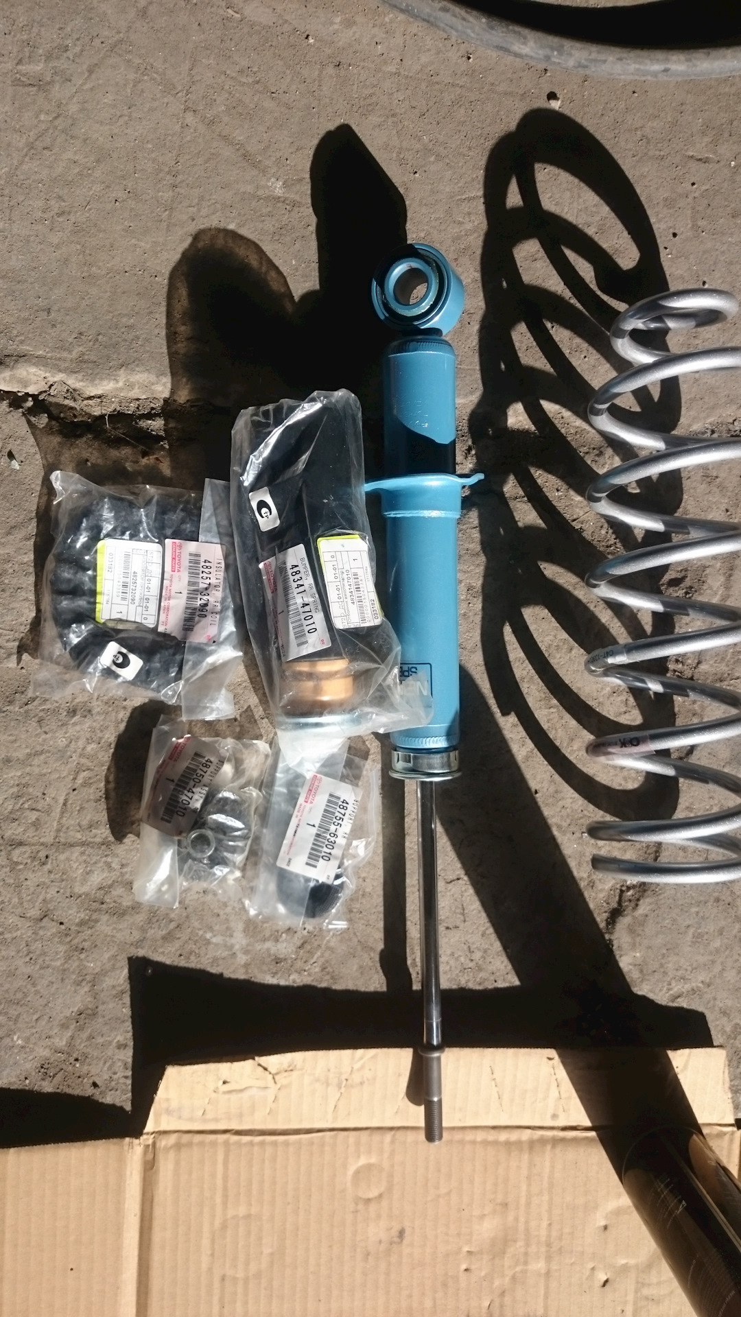 Замена топ. фильтра и замена задних стоек… — Toyota Corolla Spacio ...