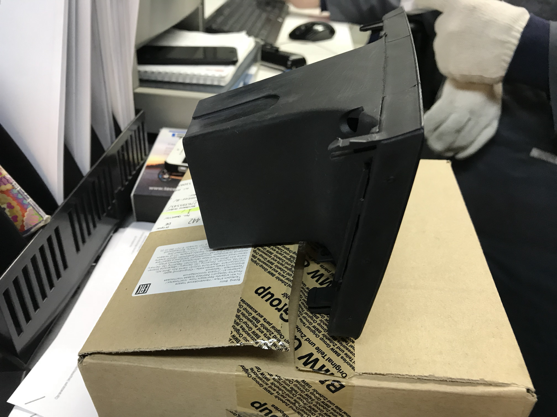 Решетки в передний бампер! — BMW 7 series (E32), 4 л, 1992 года ...