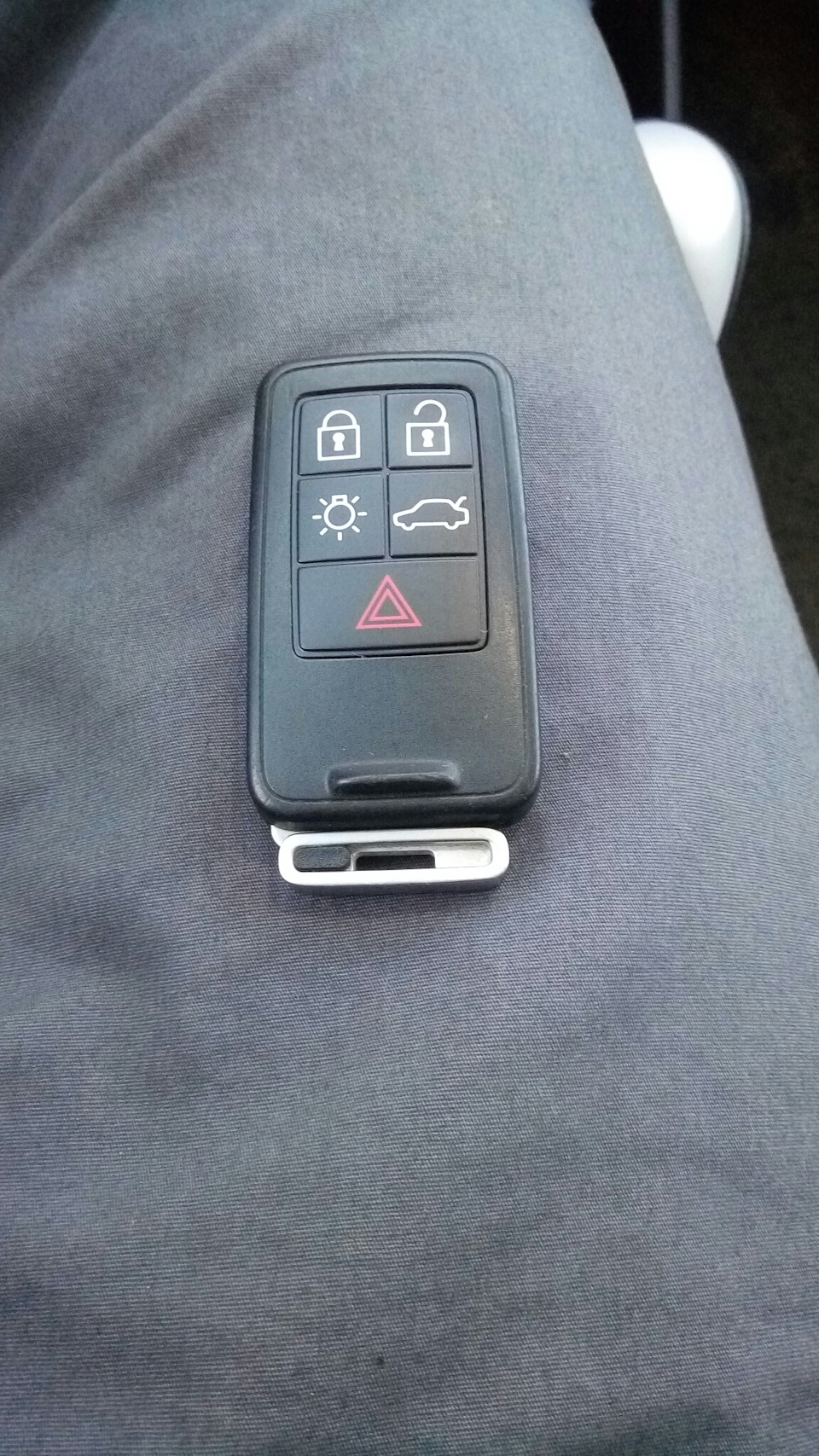 Кнопки ключа или чехол гофрированный. — Volvo XC70 III, 2,4 л, 2007 ...