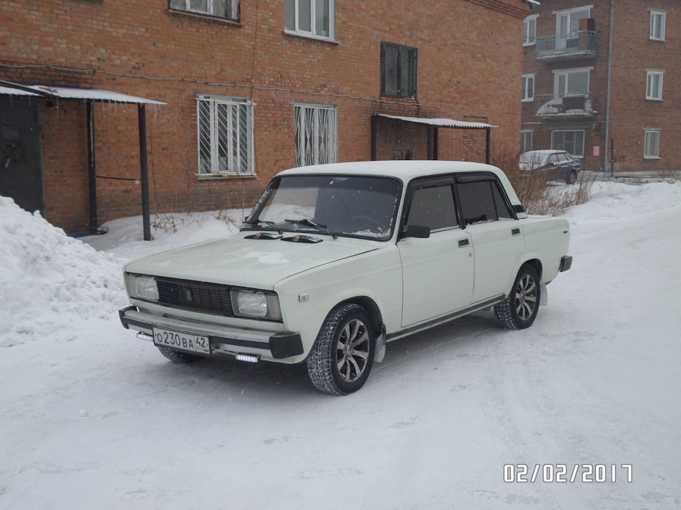 Смена колес-ваз 2105 на 14 арбузах — Lada 21053, 1,5 л, 1997 года ...