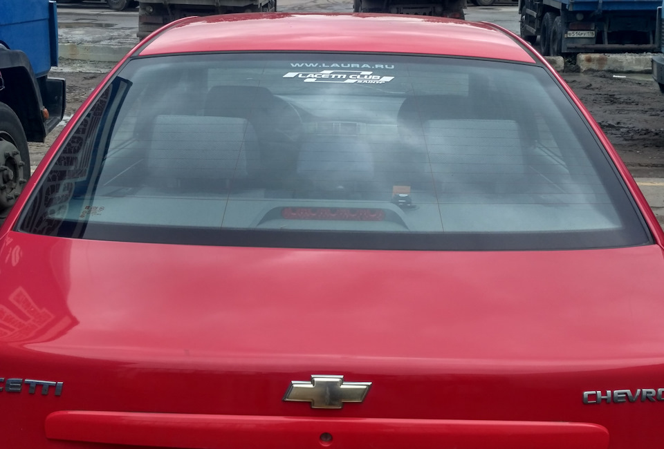 Клубная наклейка — Chevrolet Lacetti Sedan 1 6 л 2009 года другое
