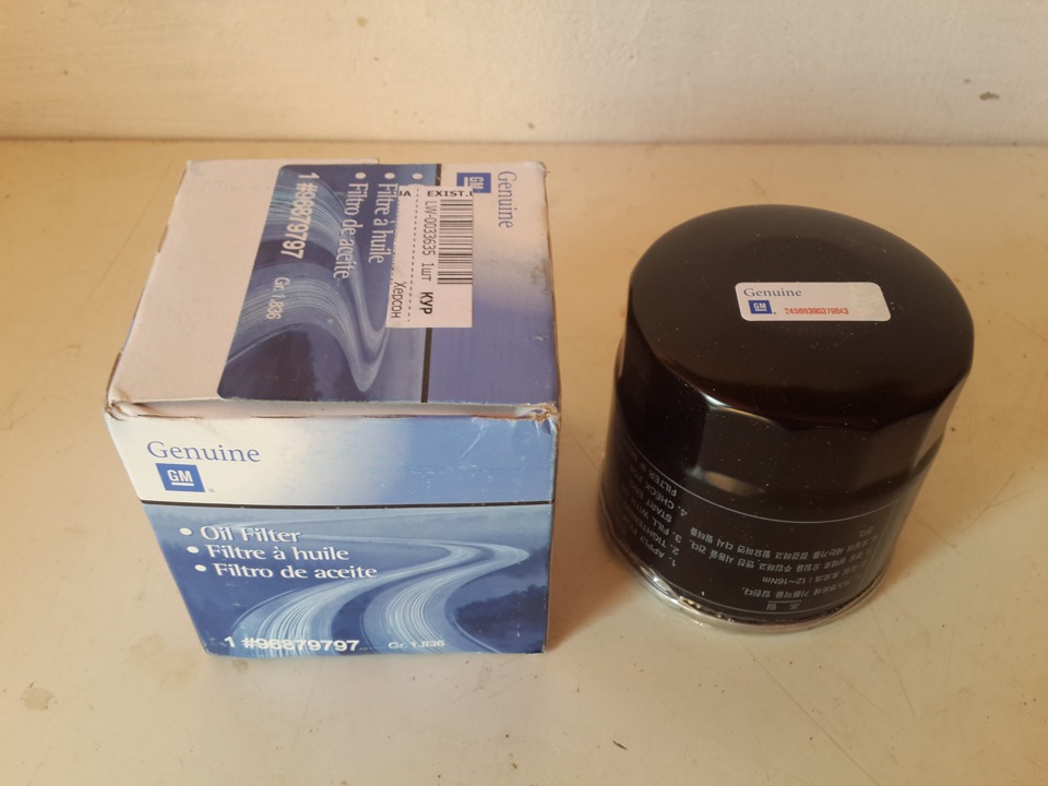 96879797 Фильтр масляный GM | Запчасти на DRIVE2
