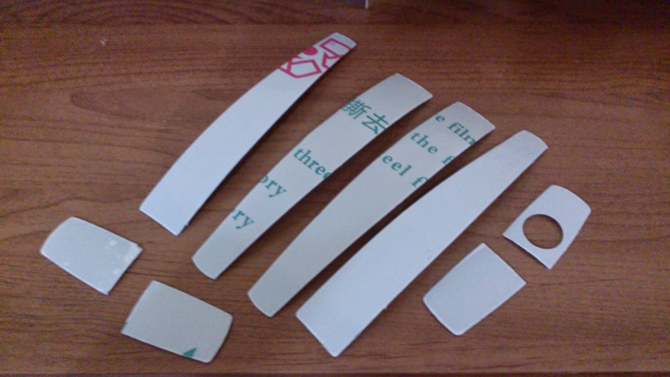 Накладки на ручки дверей — Chevrolet Cruze (1G), 1,6 л, 2012 года ...